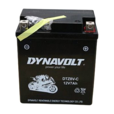 Dynavolt BATTERY - DTZ8V SLA available from Max Motorcycles your ...