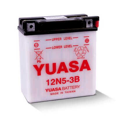 YUASA BATTERY - 12N5-3B available from Max Motorcycles your trusted ...
