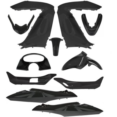 FULL BODY PANEL SET - BLACK - PNL101B available from Max Motorcycles ...