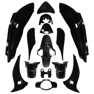FULL BODY PANEL SET - BLACK - PNL104B available from Max Motorcycles ...