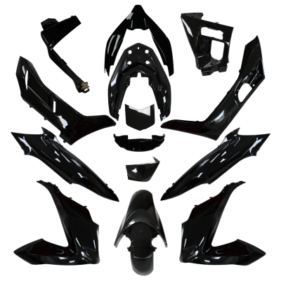 FULL BODY PANEL SET - BLACK - PNL108B available from Max Motorcycles ...